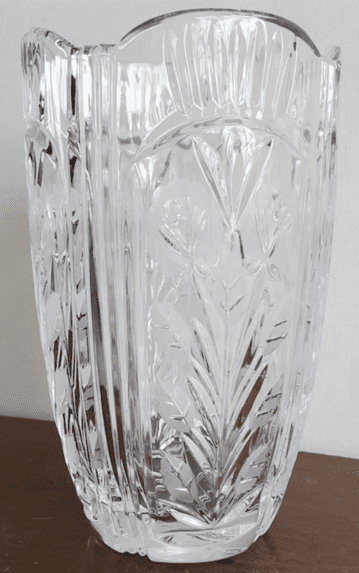 Crystal Flower Vase Heavy - Decorento Party Supplies
